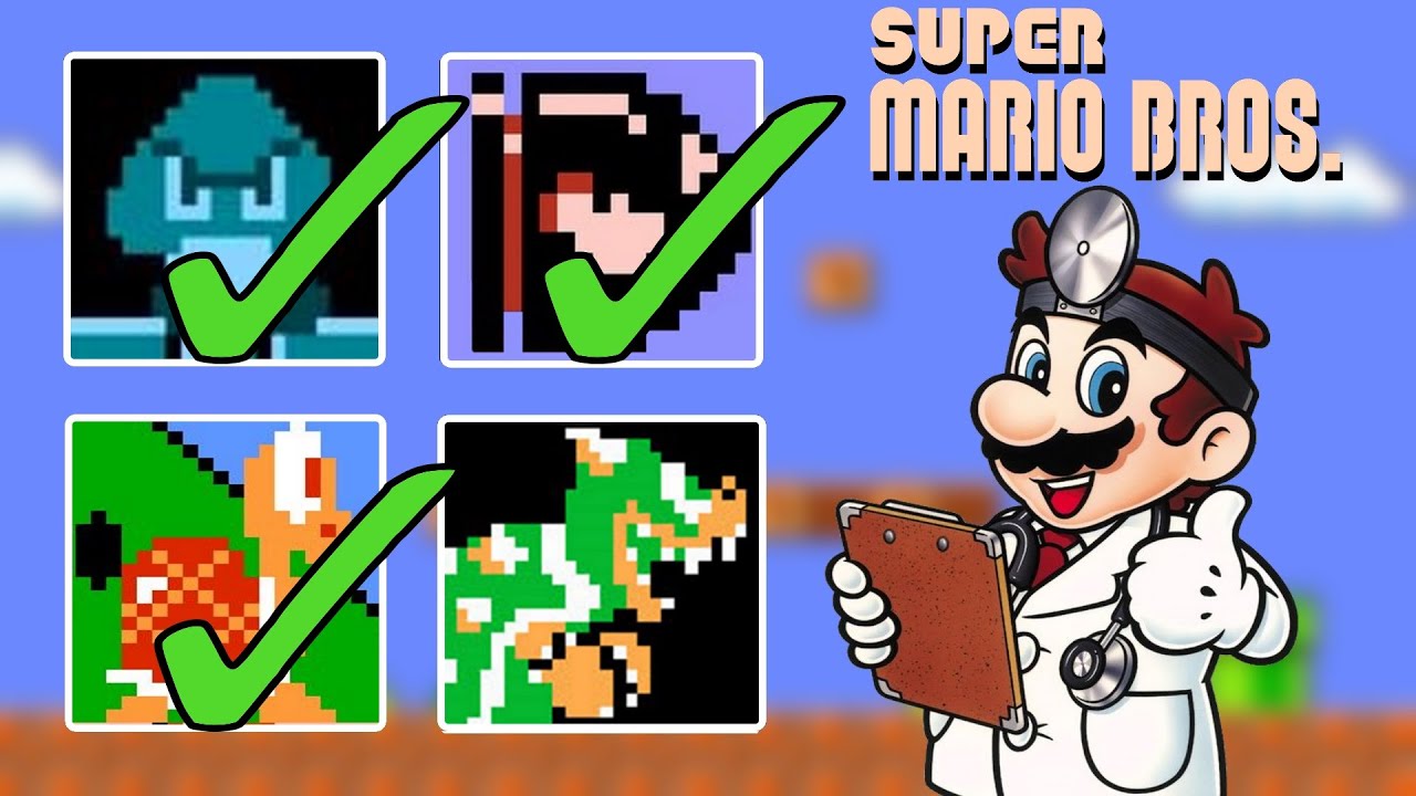 Super Mario Bros.: All Enemies - YouTube