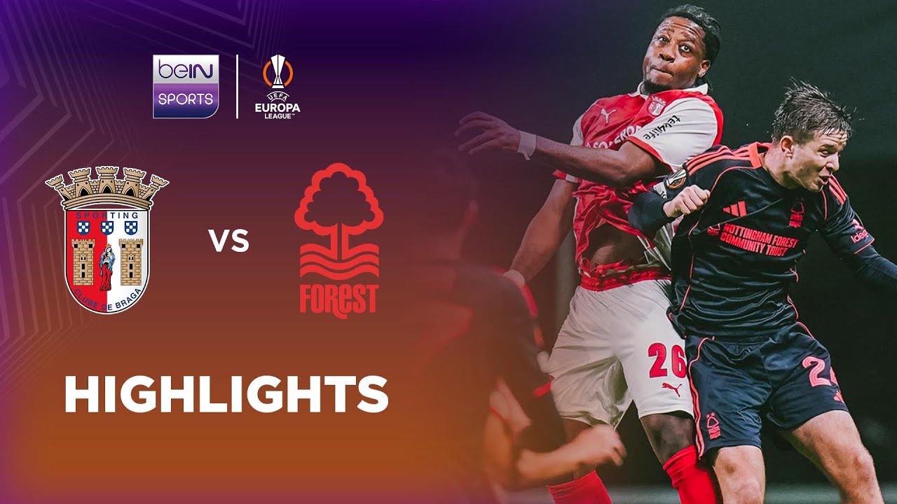 Sporting Braga 1-0 Nottingham Forest | Europa League 25/26 Match ...