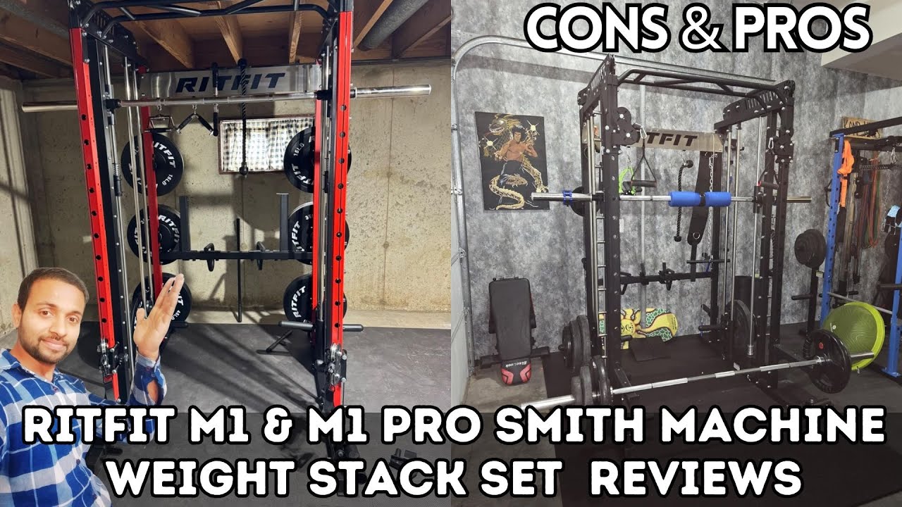 RitFit M1 & M1 Pro Smith Machine Review Which One Should You Buy - YouTube