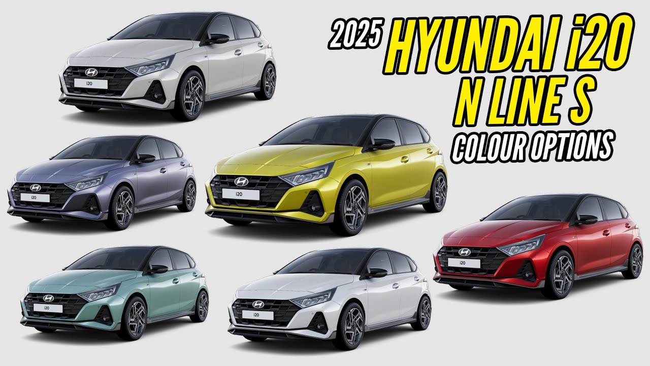 Hyundai i20 N Line S Colors Explained | Single-Tone & Dual-Tone Options ...