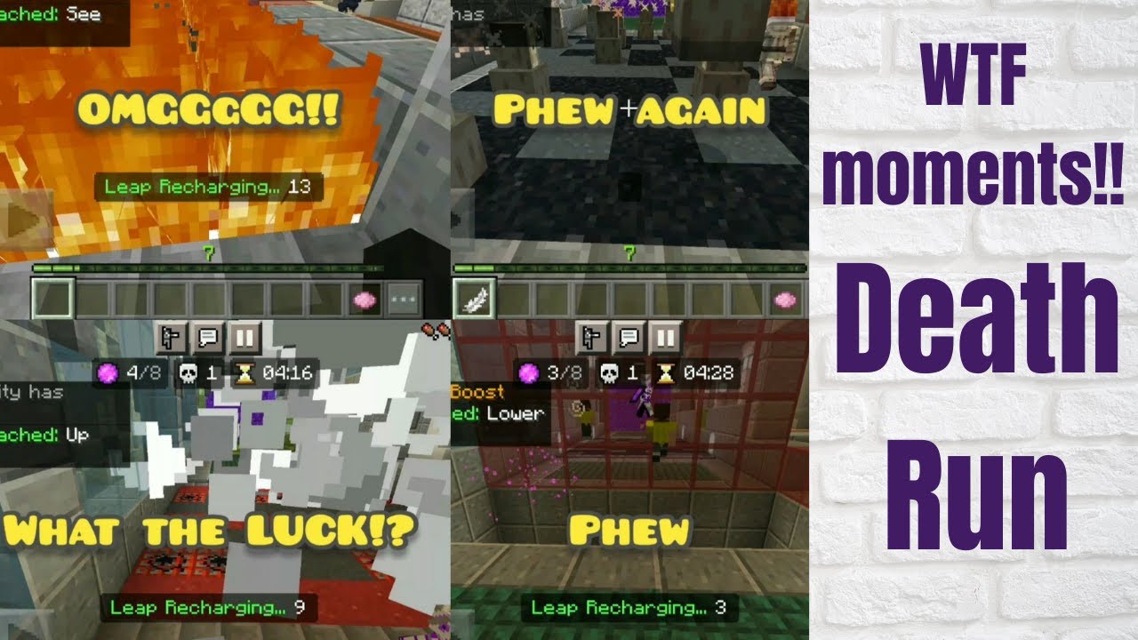 Fricking Lucky moments in DEATH RUN!!! - YouTube