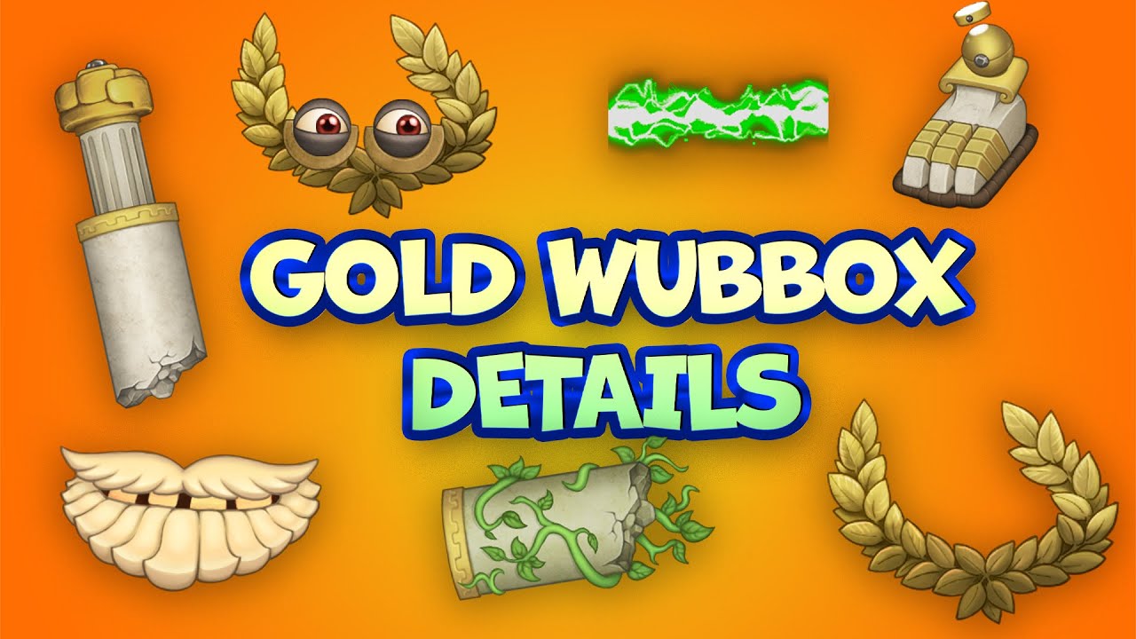 GOLD WUBBOX Details Construction | And some wubboxes and monsters ...