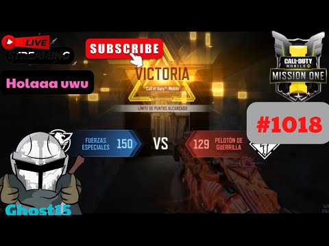 Ghost15 | Call Of Duty : Mobile | Holaaa uwu 👉👈 bienvenidos al programa número 1  | #1018