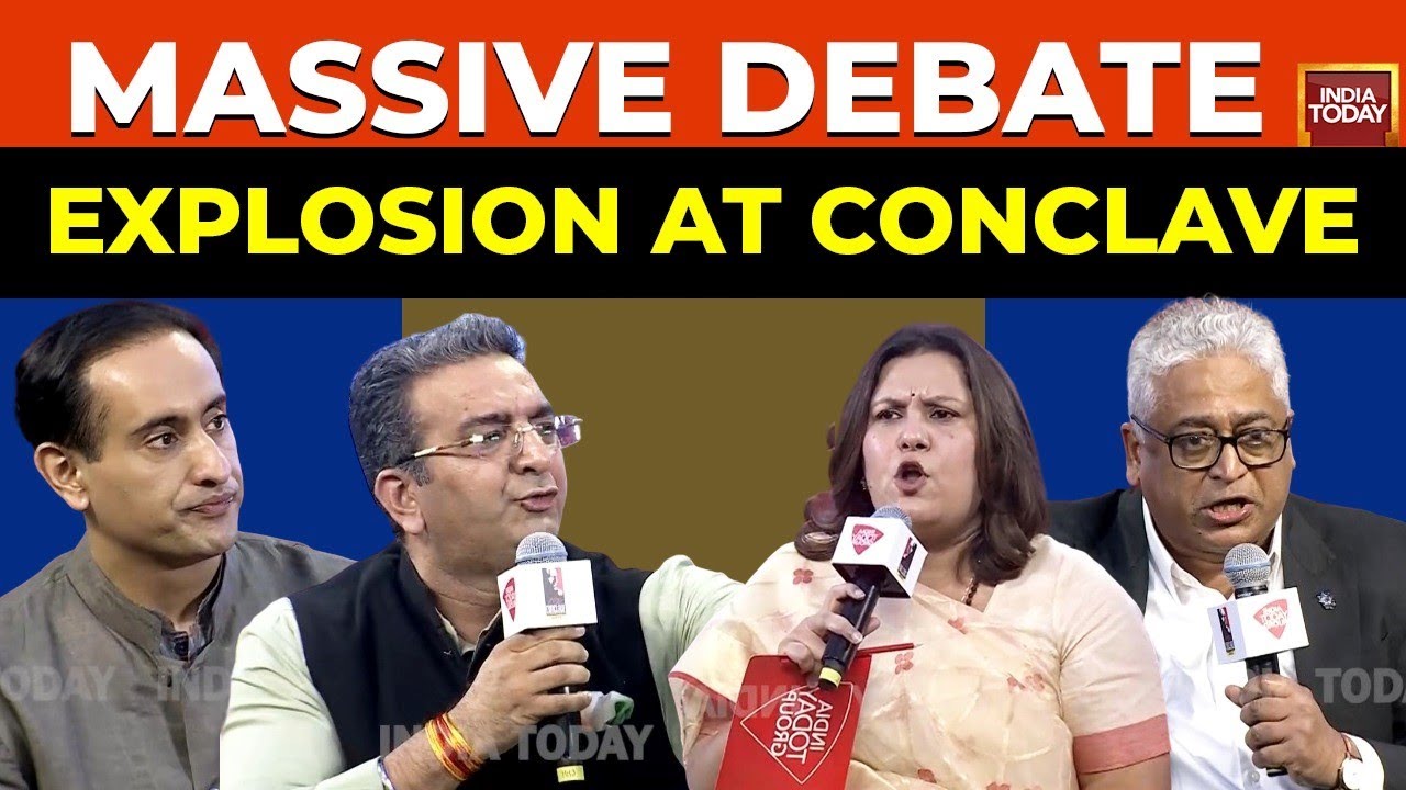 LIVE: Fiery Faceoff Between Gaurav Bhatia & Rajdeep Sardesai | Supriya ...