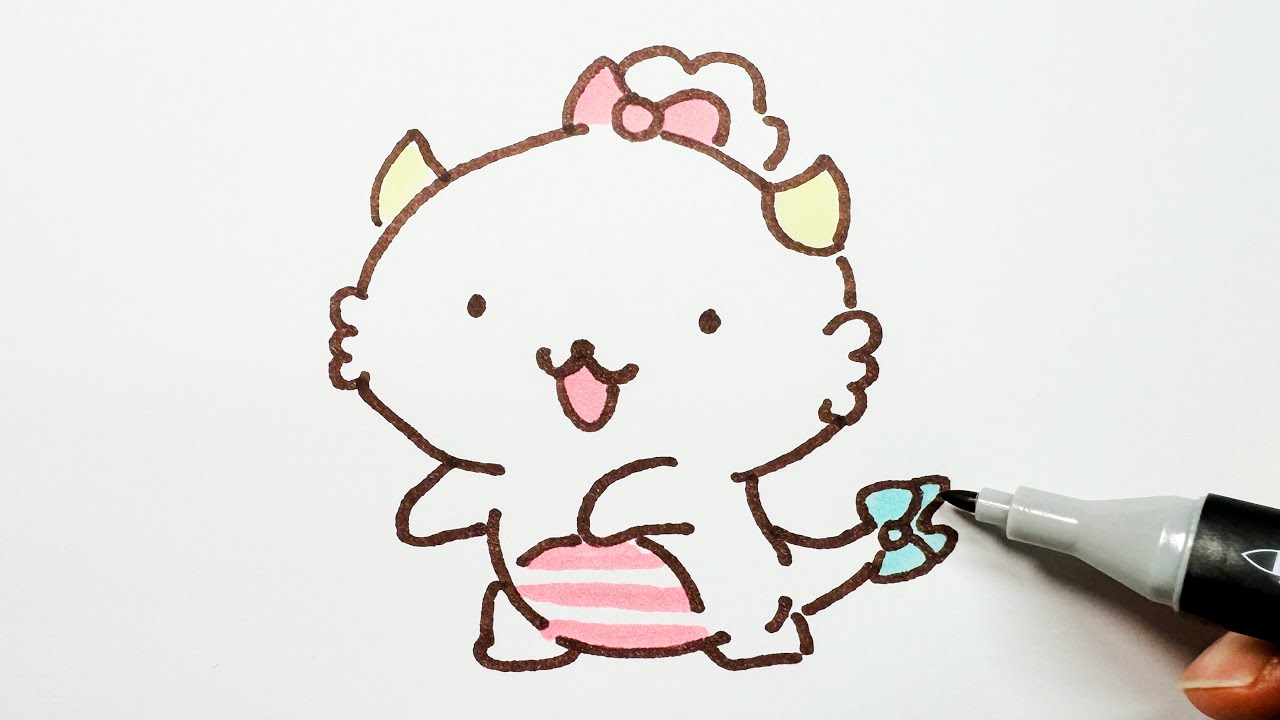 How to Draw Gaopowerroo (Sanrio) - YouTube