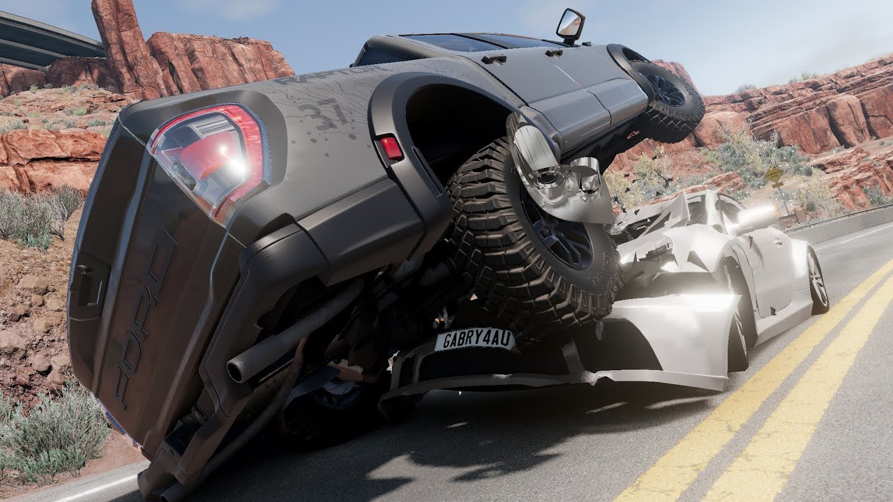 Realistic High Speed Crashes #7 | BeamNG.drive | [GGH] - YouTube