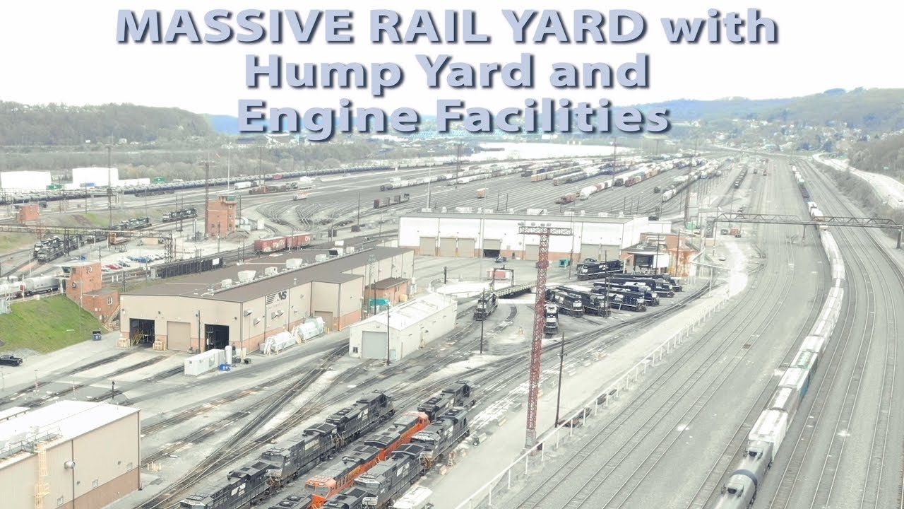 Massive Railroad Yard with Hump Yard & Engine Facilities! - YouTube