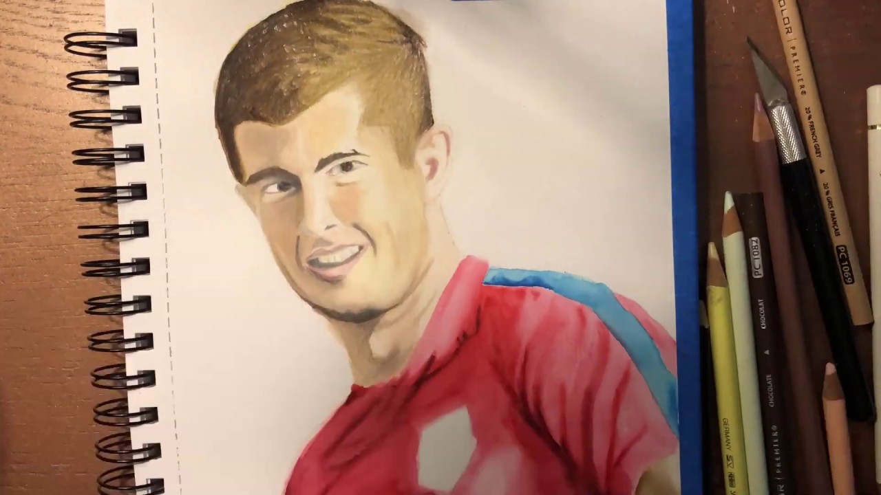 Drawing Christian Pulisic - YouTube