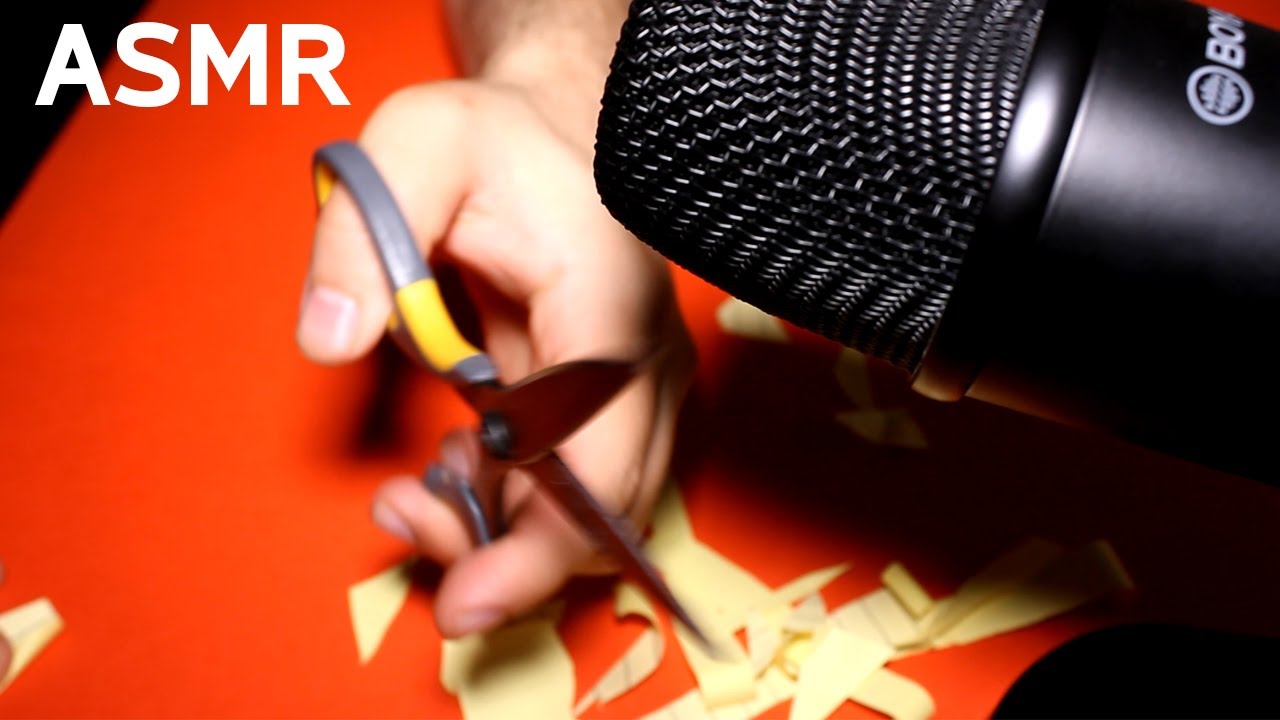 ASMR real paper-cutting sounds - YouTube