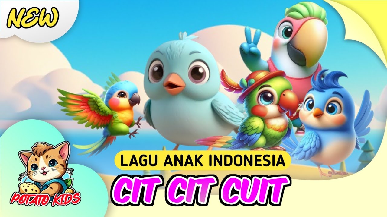 CIT CIT CUIT - LAGU ANAK BALITA | POTATO KIDS - YouTube