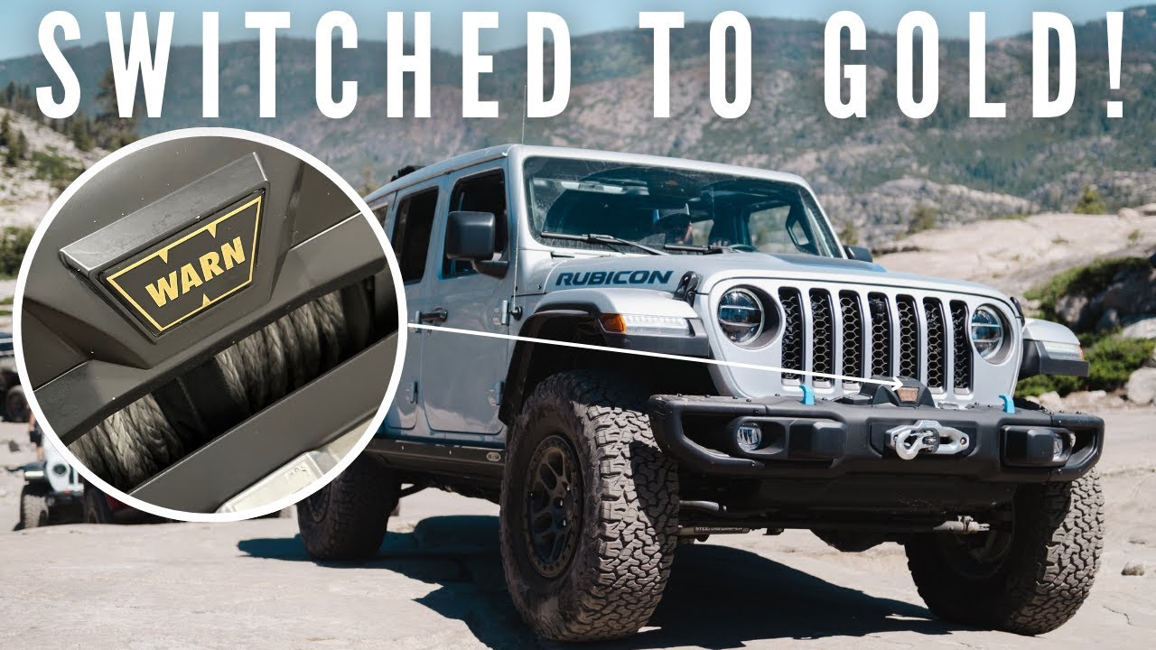 Must Have For WARN Winch : Black and Gold Decal Upgrade! - YouTube