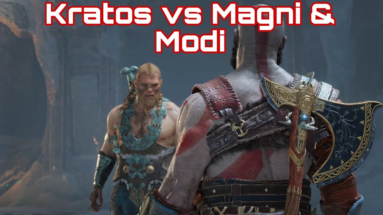 Kratos vs Magni and Modi | Boss fight - YouTube