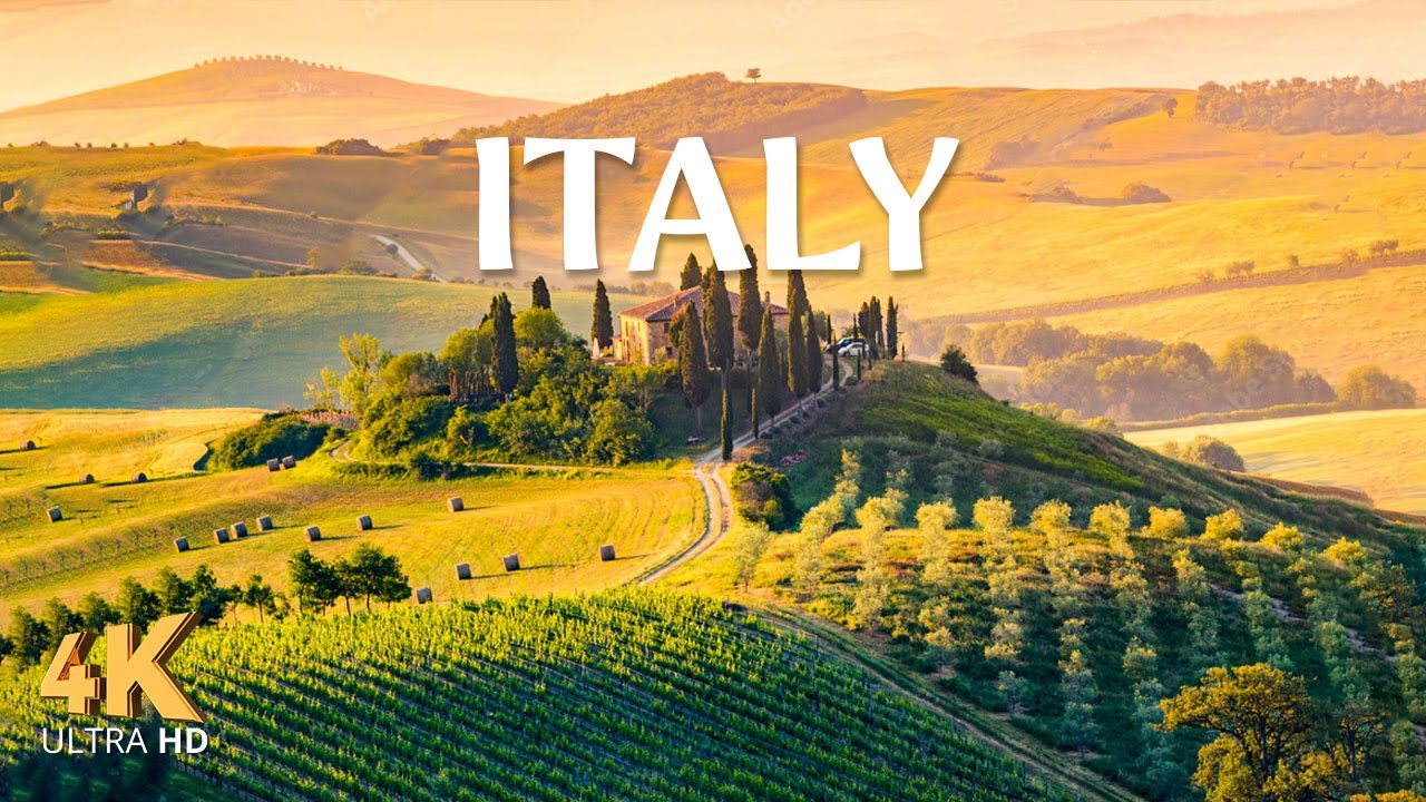 ITALY 4K • Breathtaking Mountain Landscapes with Serene Music and ...