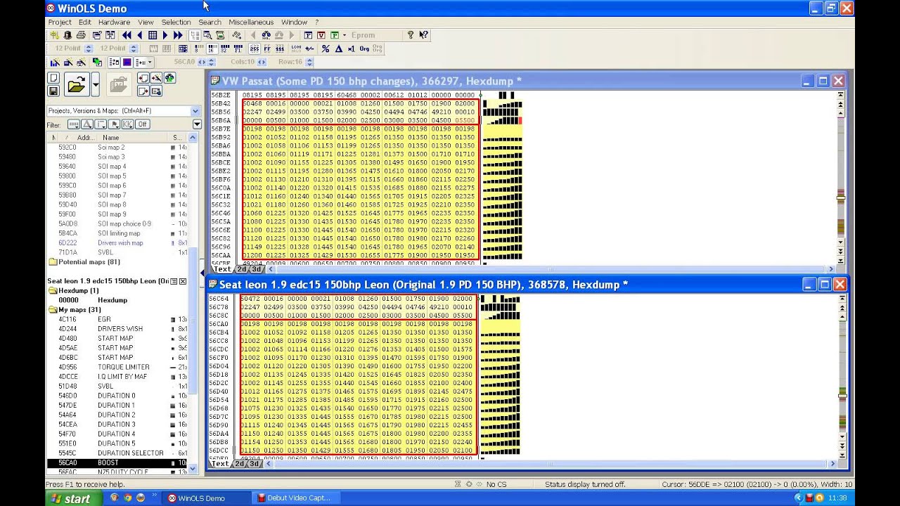 Comparing pd 130bhp maps with pd 150 bhp maps 5 boost map - YouTube