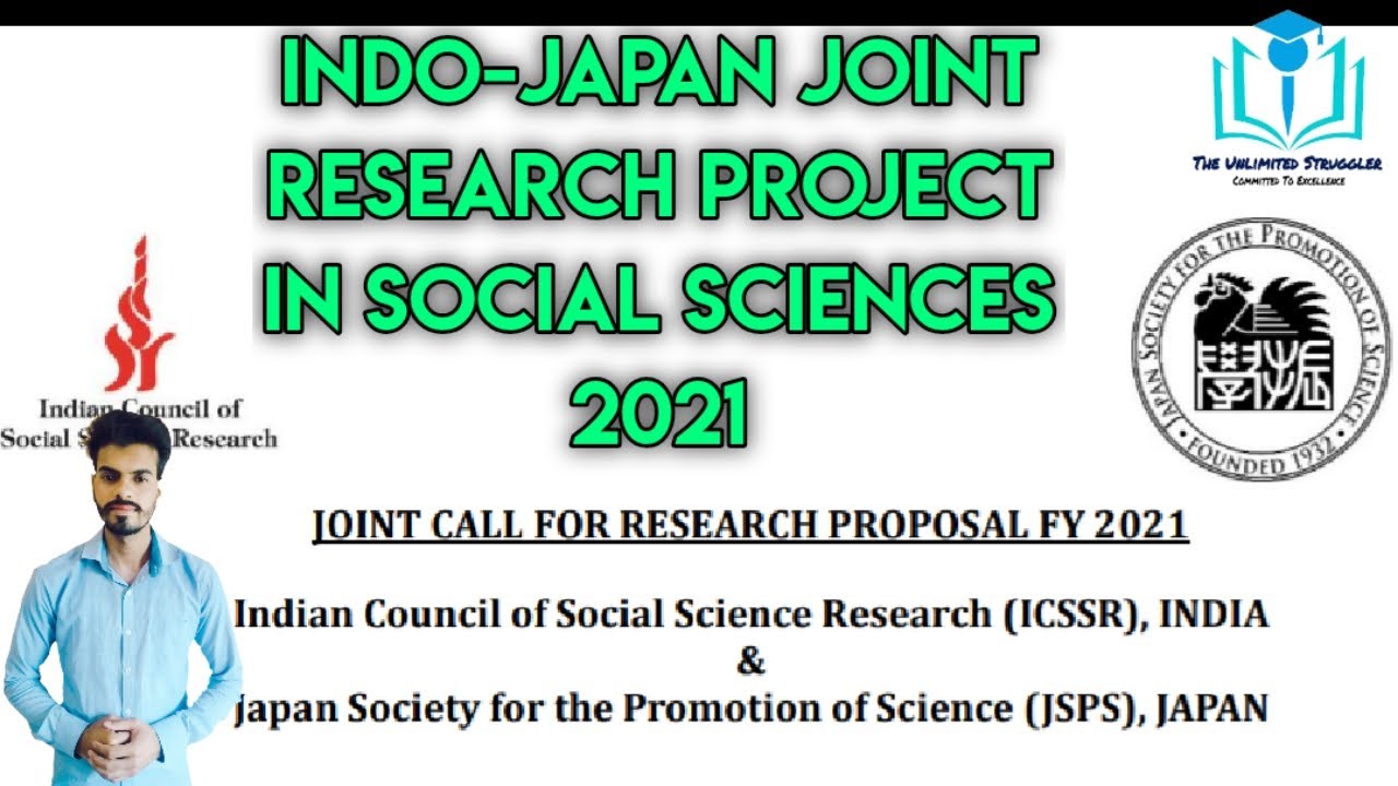 ICSSR & JSPS Indo-Japan Joint Research Project in Social Science 2021 ...
