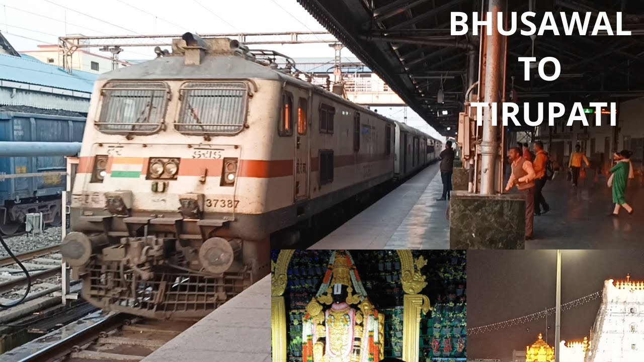 Tirupati Balaji Darshan Vlog - 12655 Navjeevan eXpress Full Journey ...