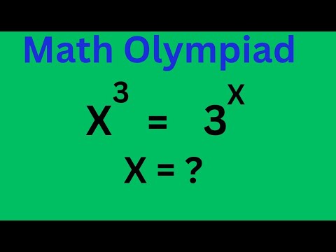 Math Olympiad problem | How to solve for x ? - YouTube