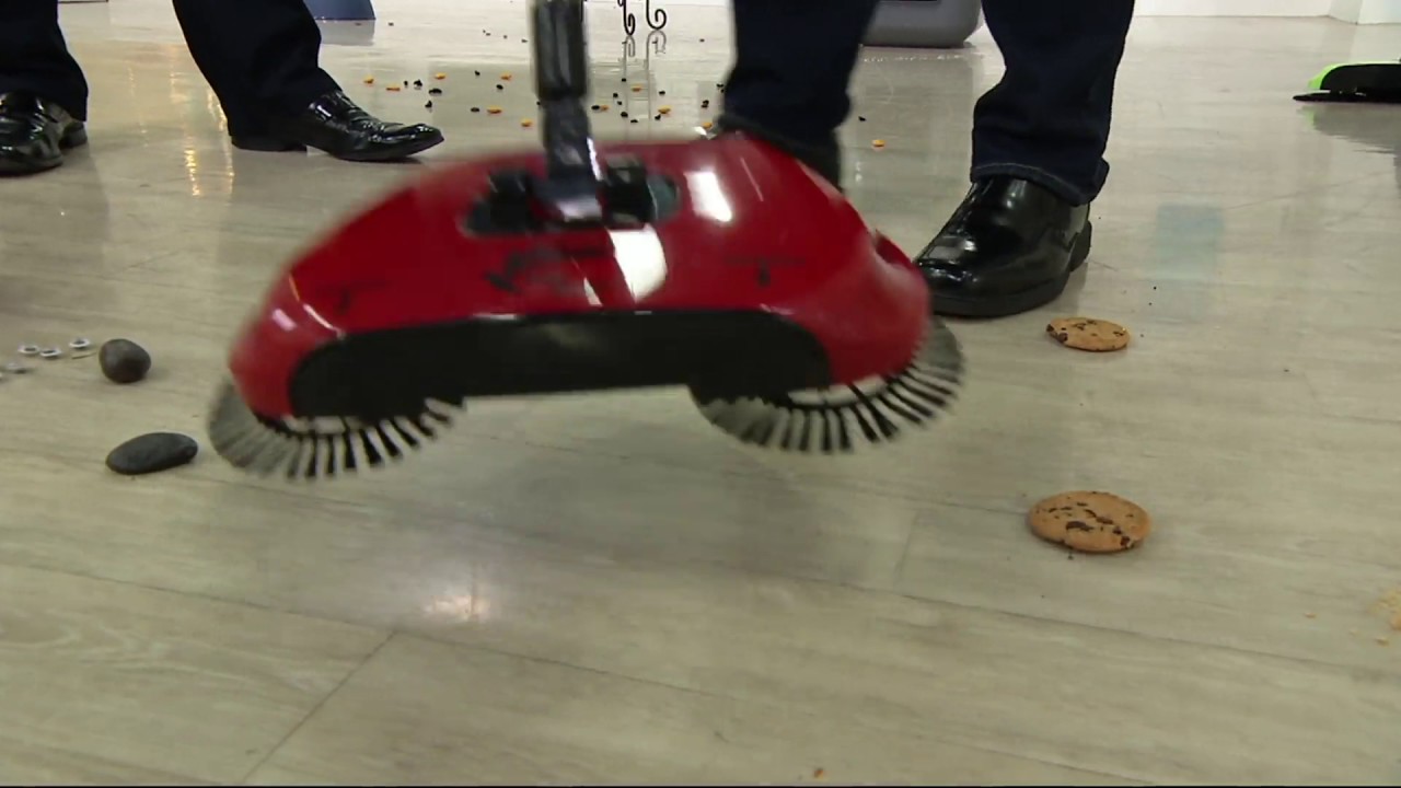 EasyEdge Lightweight Hard Floor Sweeper on QVC - YouTube