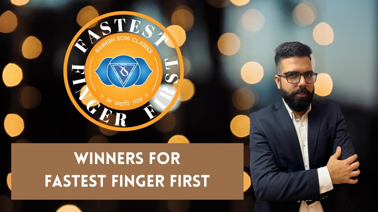 Fastest Finger First Winners Announcement - YouTube