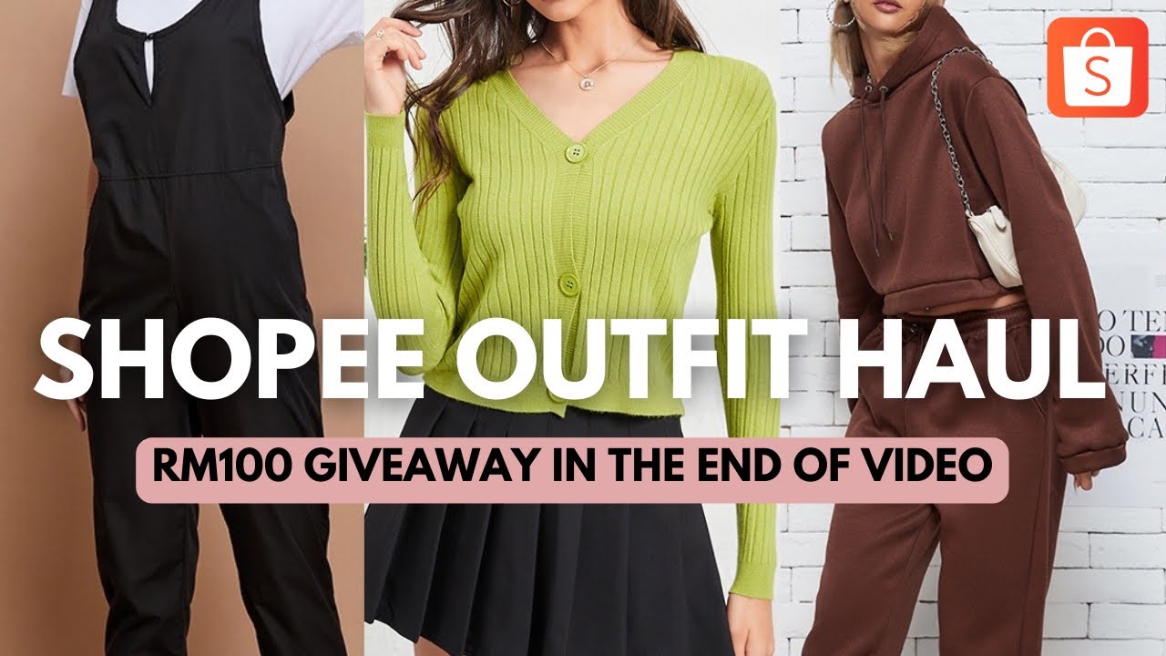 Shopee Outfit Haul 🇲🇾: Pinterest Inspired Modest Wear 🧕🏻 | RM100 ...