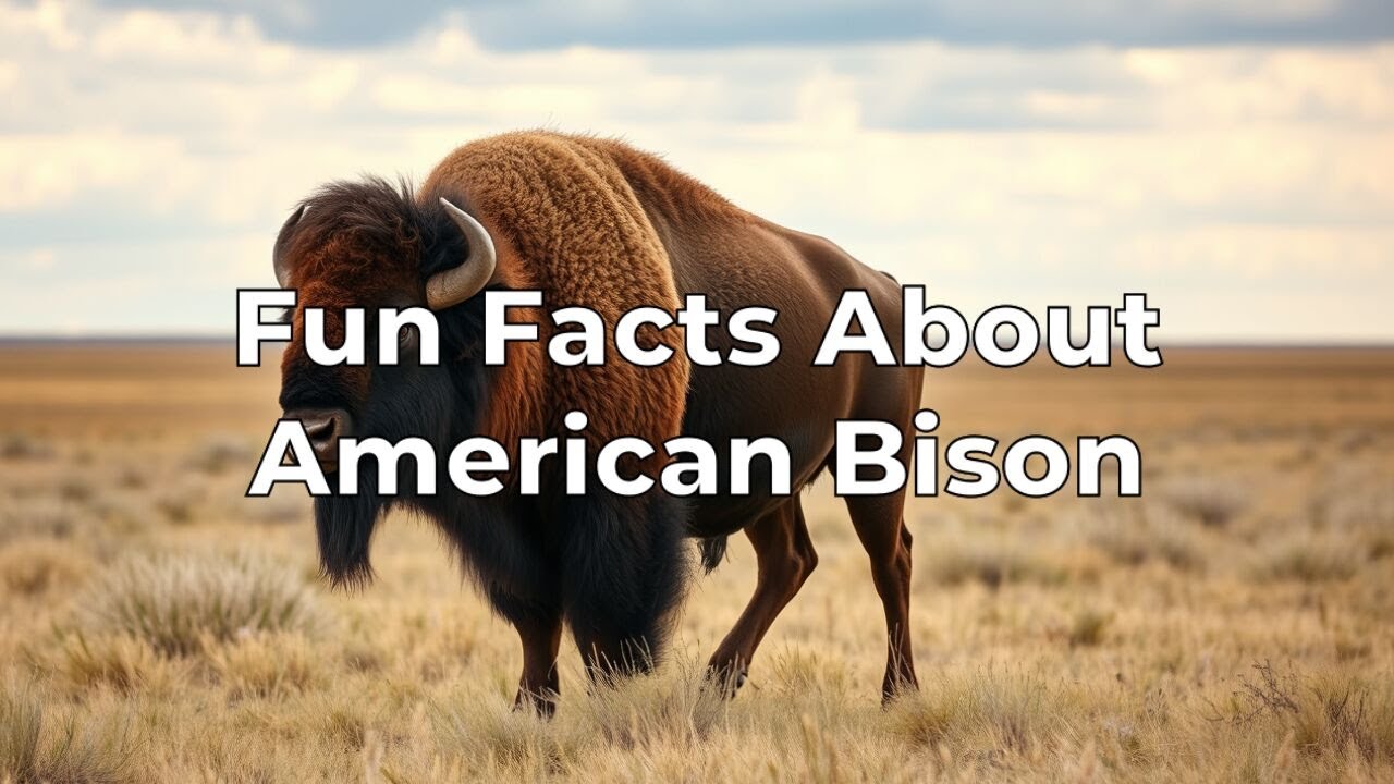 Fun Facts About American Bison - YouTube