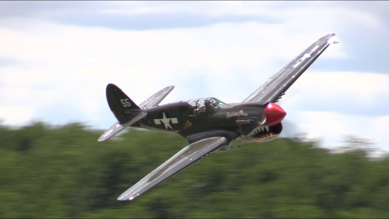 Thom Richard & P-40 Warhawk - 2022 Westmoreland County Airshow - YouTube