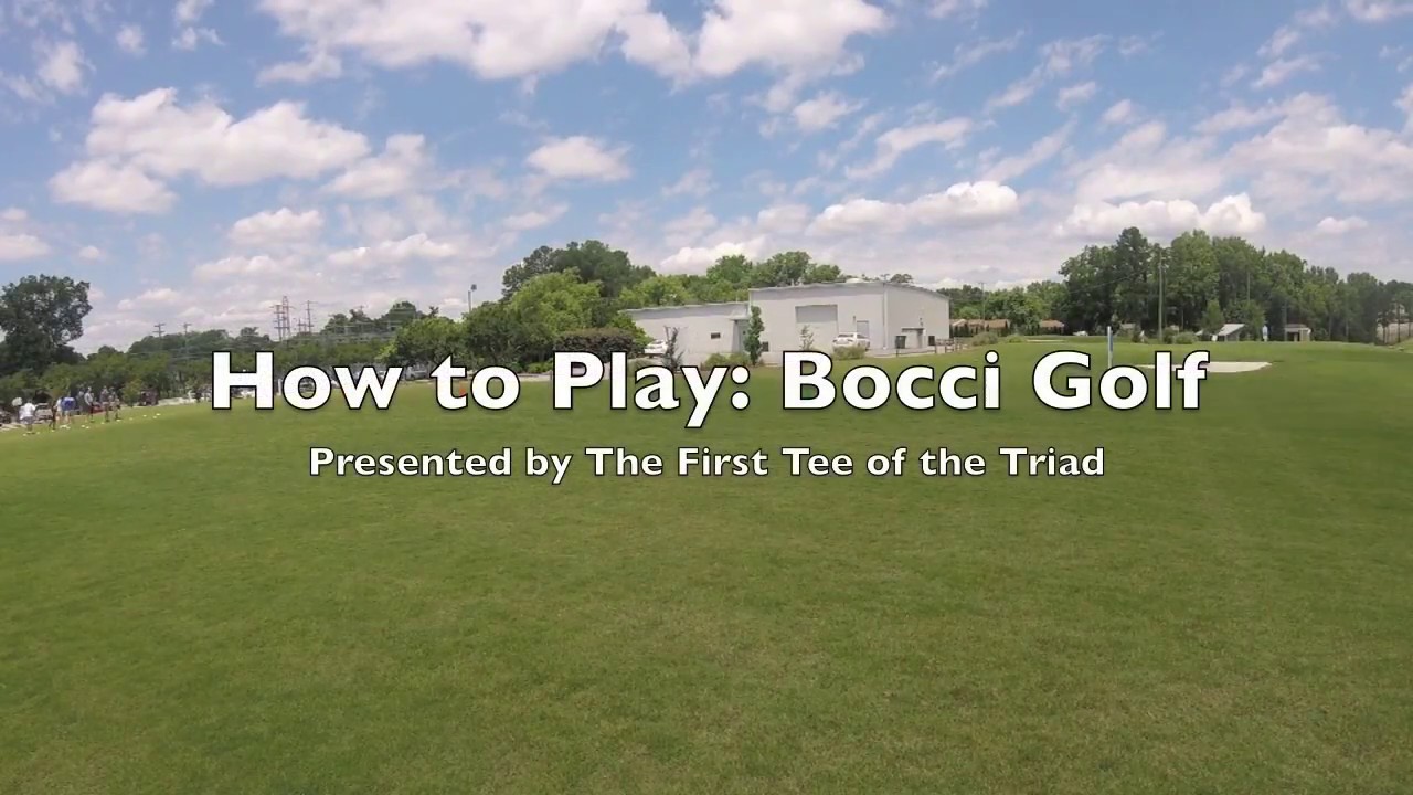 Bocce Golf - YouTube