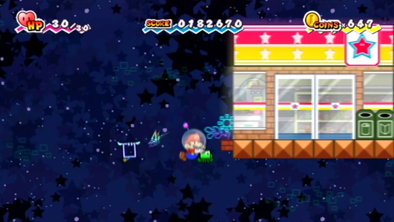 Let's Play Super Paper Mario, Episode 26: Very Convenient Store - YouTube
