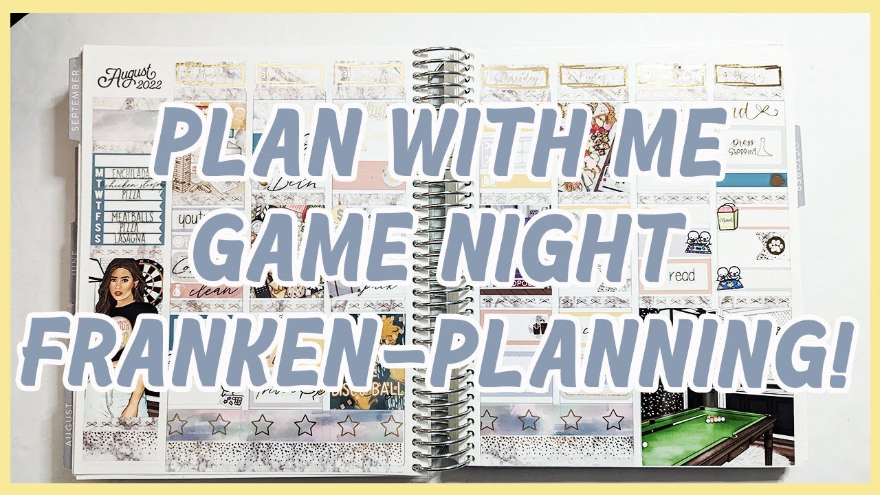 Plan with Me | Game Night - YouTube