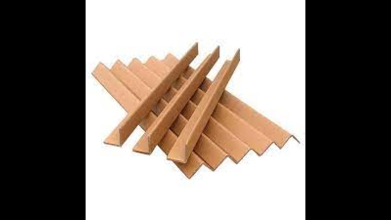 Paper Angle Board / Edge Board - ATM Packing Solution - YouTube