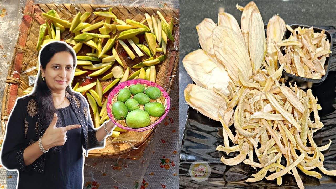 Amboshi Recipe/Amboshi - unripe mangoes sliced and dried. - YouTube