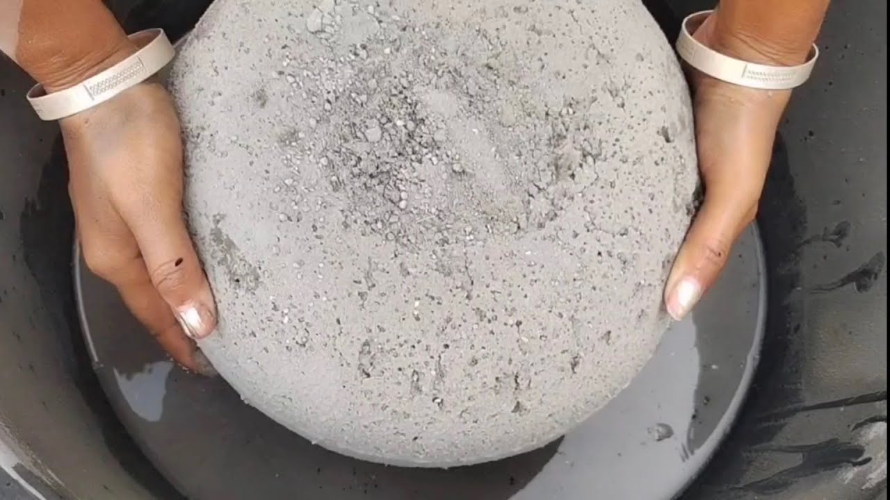 Fine sand cement huge blocks crumbling in lot's of water 💦 - YouTube