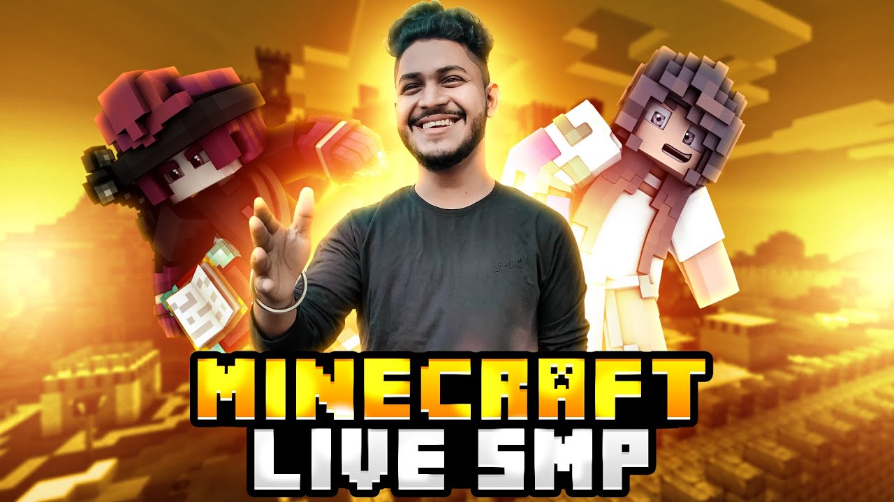 MINECRAFT LIVE | Minecraft SMP Live Stream India | Cracked Public SMP For Bedrock and Java ...