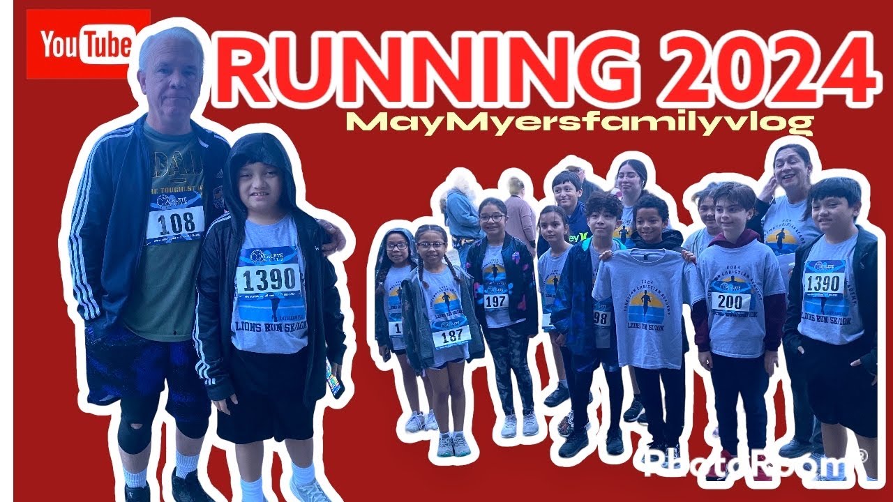 Running 2024 my husband and son - YouTube