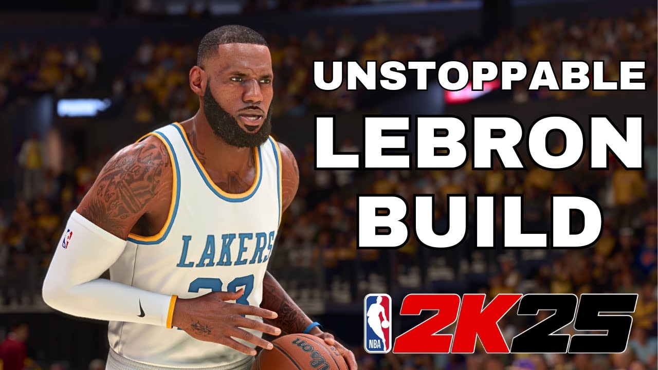 My 2K25 6'9" LeBron-ISH Build & RANDOM REC Gameplay | Dropping 36 & How ...
