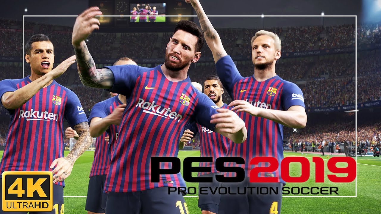 GAMEPLAY PES 2019 4K 60FPS | BARCELONA VS LIVERPOOL - YouTube