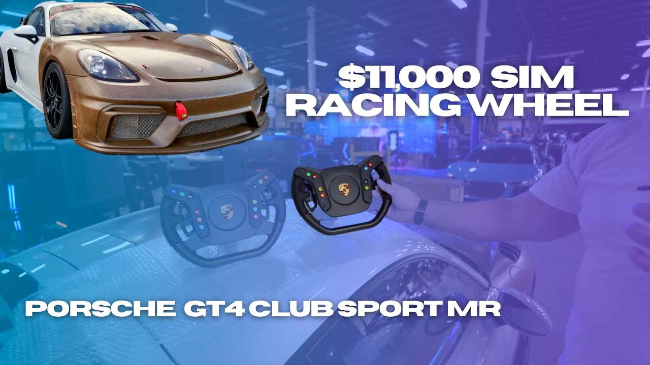 Unboxing A $11,000 Porsche Sim Racing Wheel - YouTube