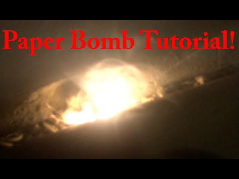 How To Make A Paper Bomb Which Explodes