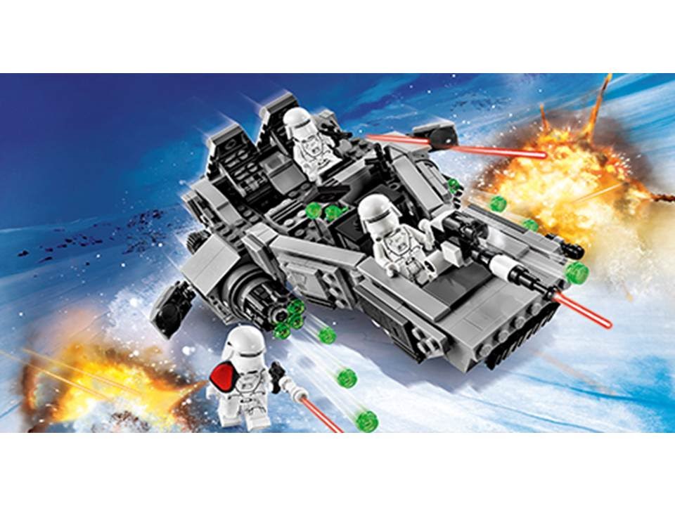 Lego Star Wars Force Awakens Review - First Order Snowspeeder - 75100 ...