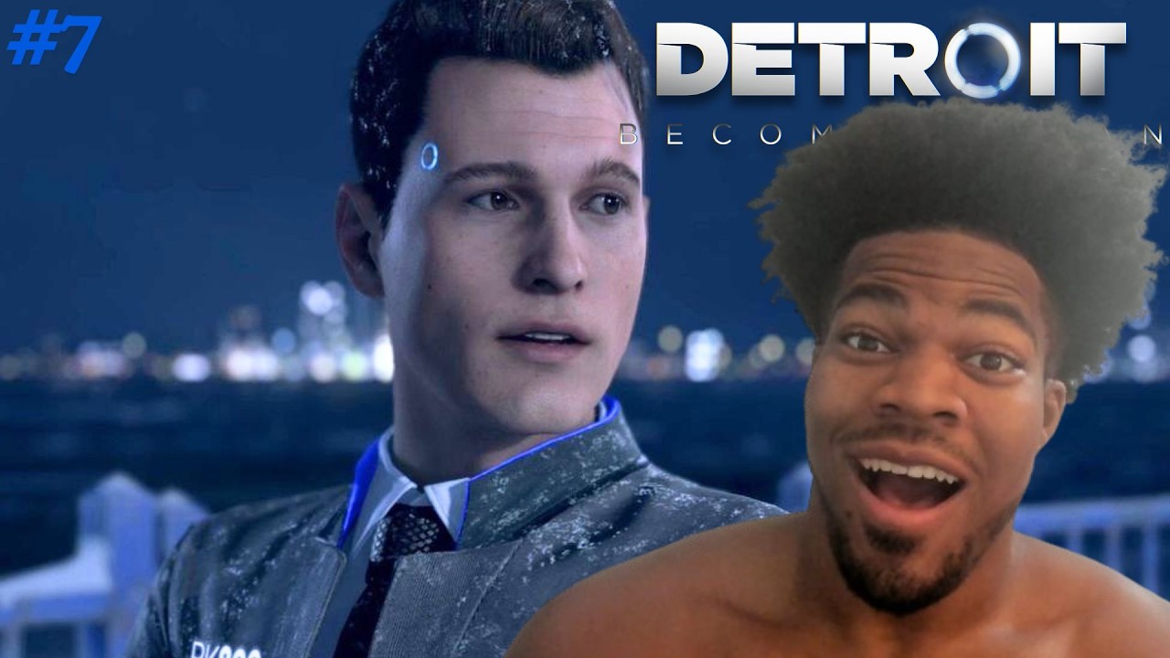 FIRST TIME PLAYING Detroit Become Human | Connor's Got 9 Lives! | Part ...