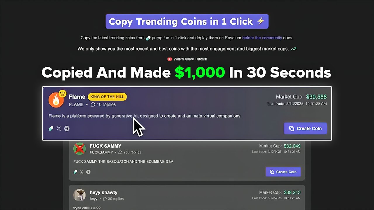 How to Launch a Meme Coin and Make $555k in minutes (LIVE PROOF) - YouTube