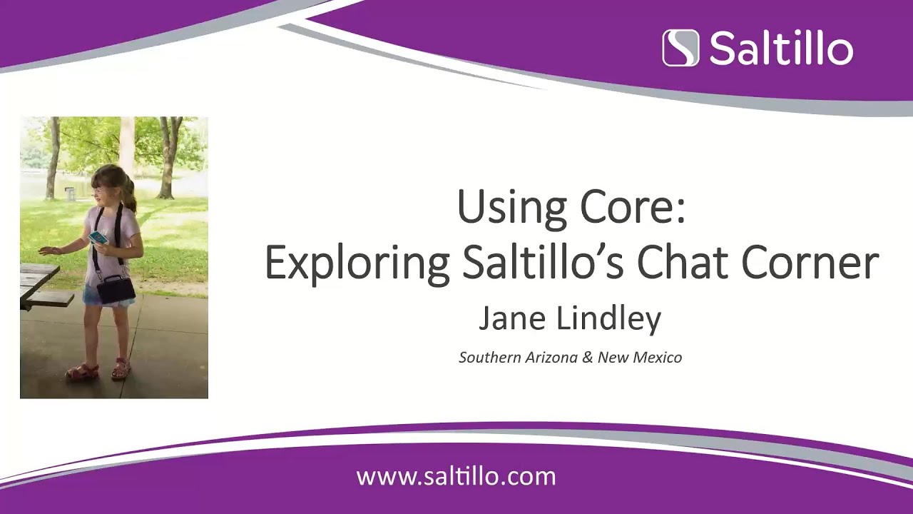 Using Core: Exploring Saltillo's Chat Corner - YouTube