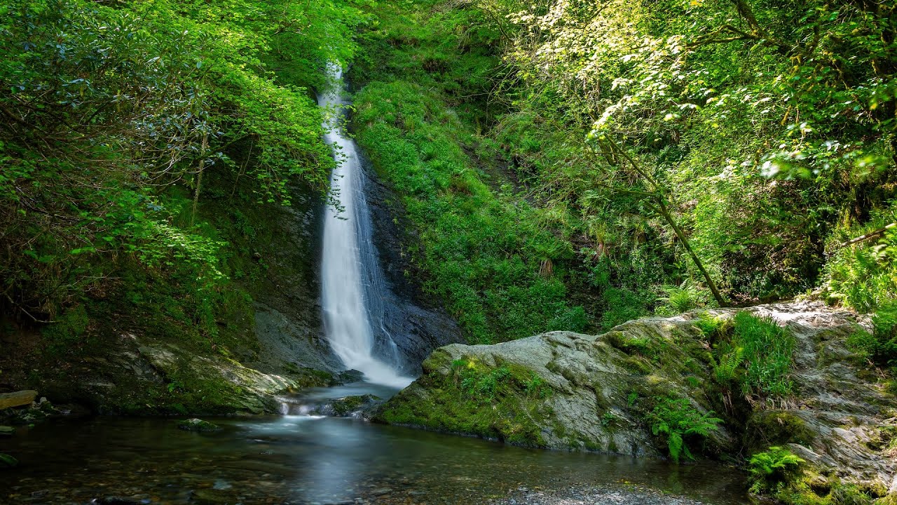 Lydford Gorge and Whitelady waterfall - YouTube