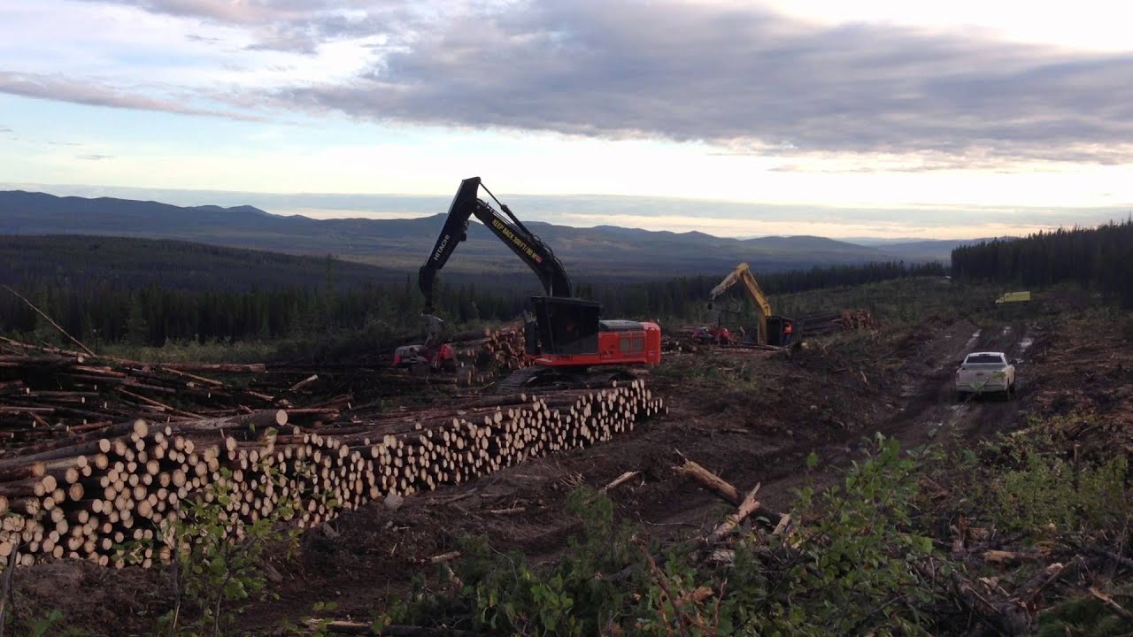 hitachi 210 forester logmax 7000 xt - YouTube