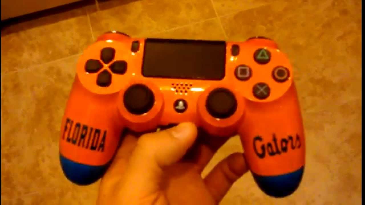 Florida Gators themed Ps4 controller - YouTube