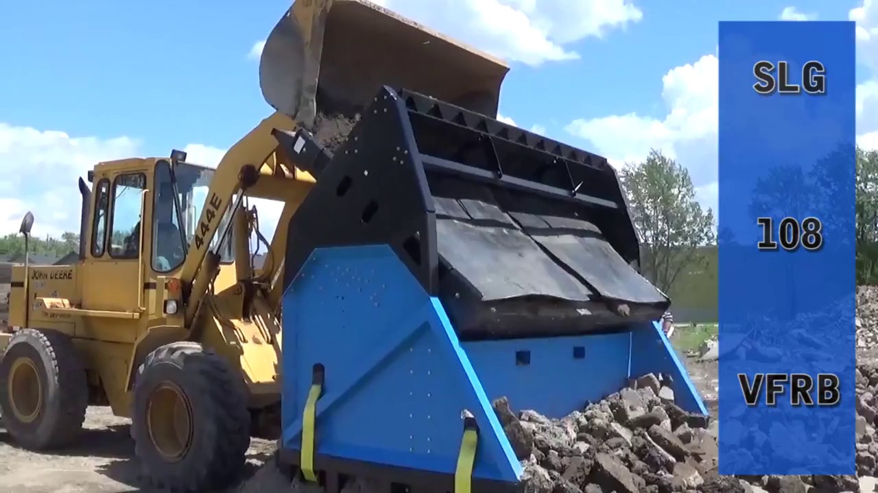 SLG 108 VFRB - III Separating Asphalt from Gravel - YouTube