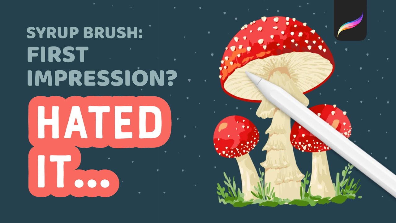 Is this a good Procreate brush? | Exploring the Syrup Brush - YouTube