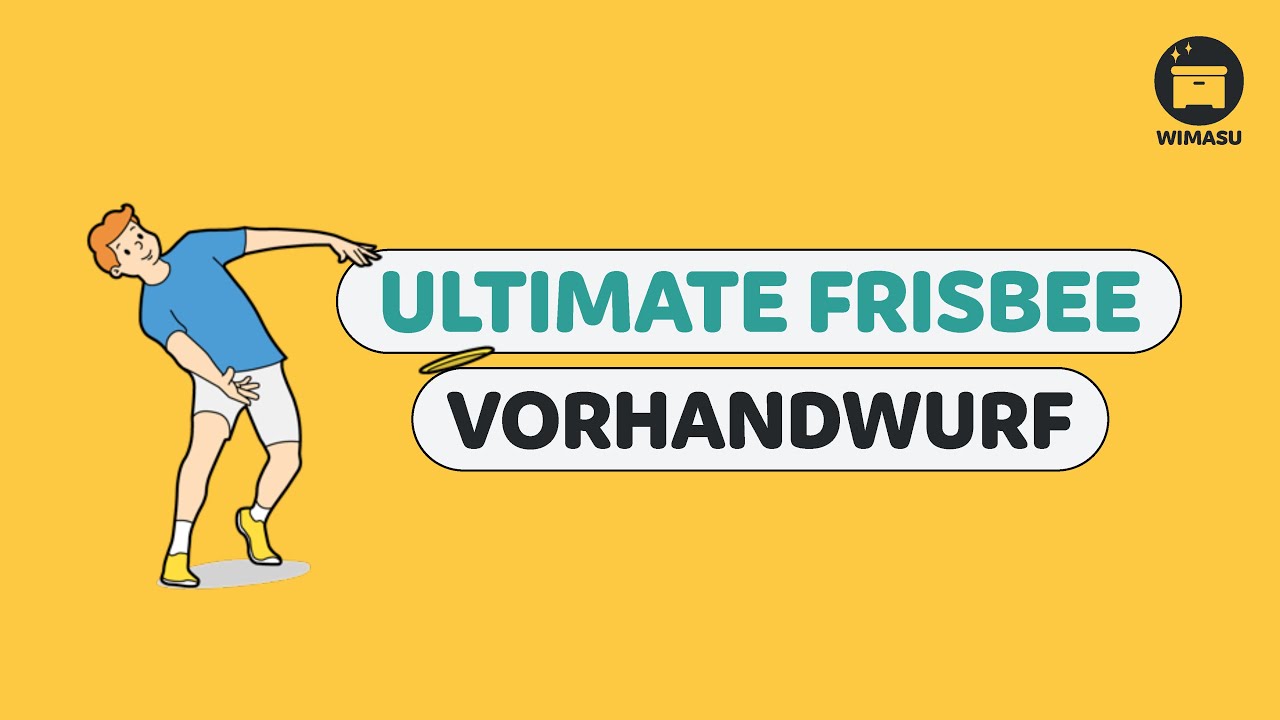Vorhand Ultimate Frisbee by wimasu I Sportunterricht - YouTube