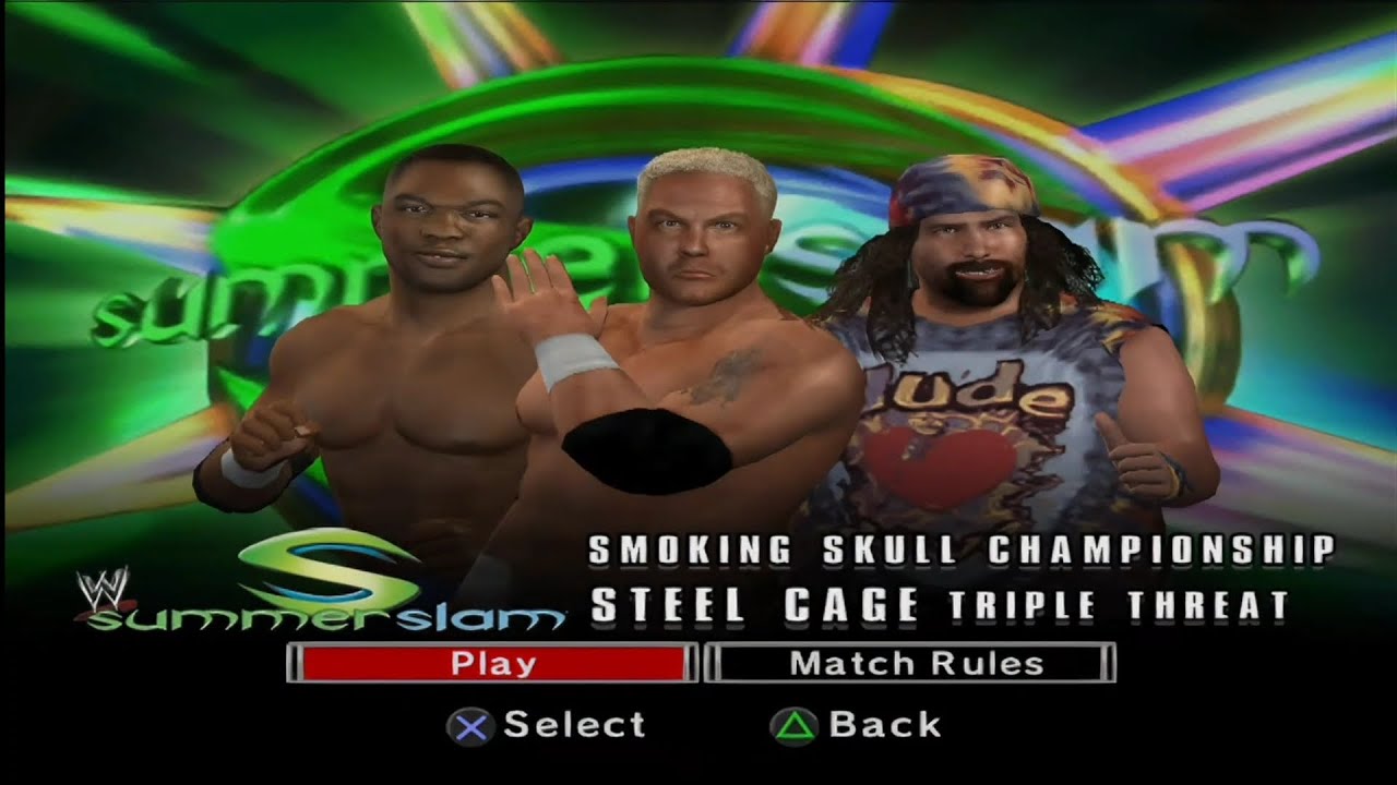 WWE SmackDown vs. Raw 2007 - Shelton Benjamin vs Dude Love vs Ken ...