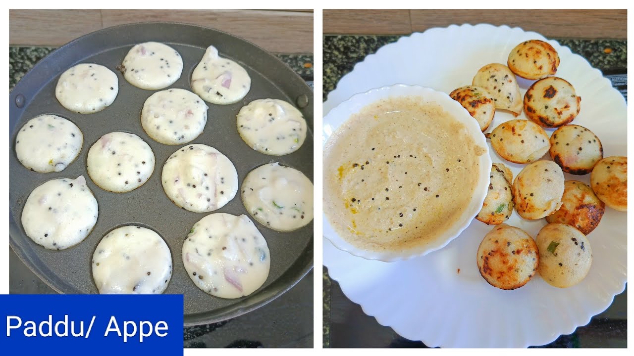 Paddu/ Appe recipe - YouTube